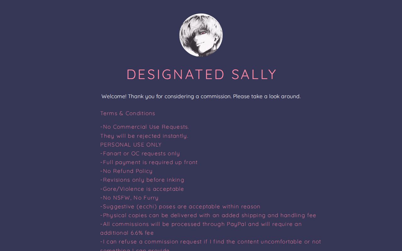 Designated Sally Commissions